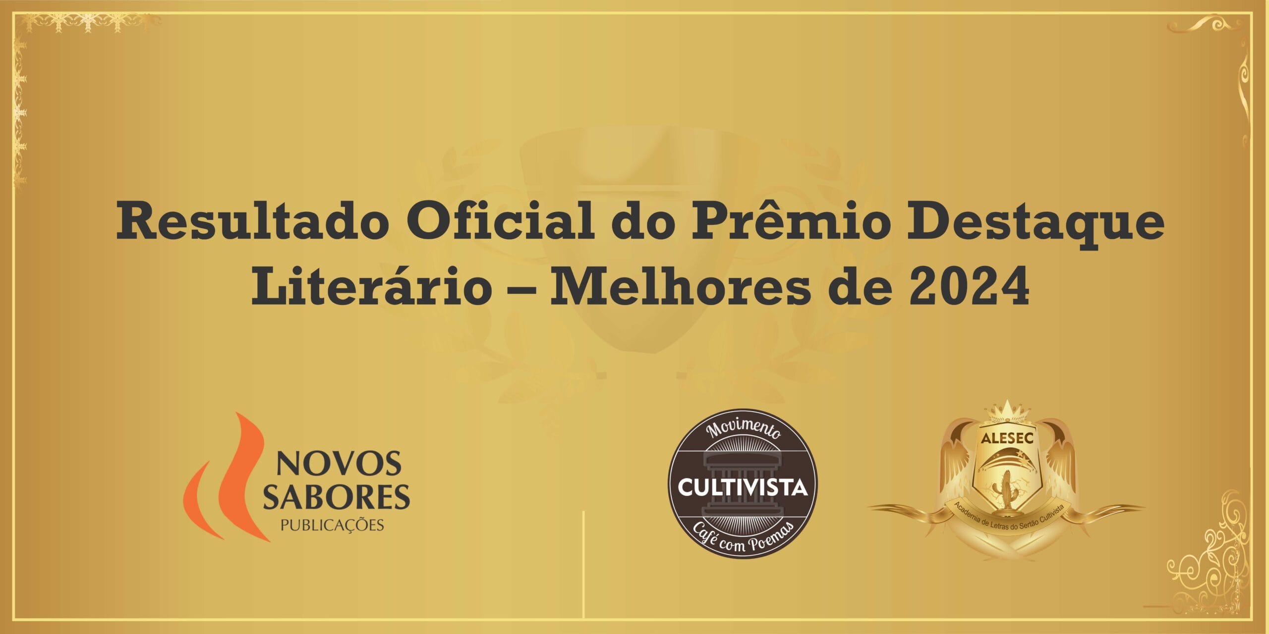 Resultado Oficial do Prêmio Destaque Literário – Melhores de 2024